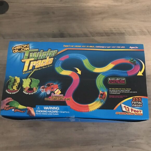 Toys | Neon Glow Twister Tracks Flexible Assembly Track System | Poshmark